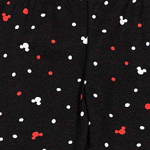 Disney Minnie Mouse Valentines Day Infant Baby Girls Peplum T-Shirt and Leggings Outfit Set Red/Black 18 Months