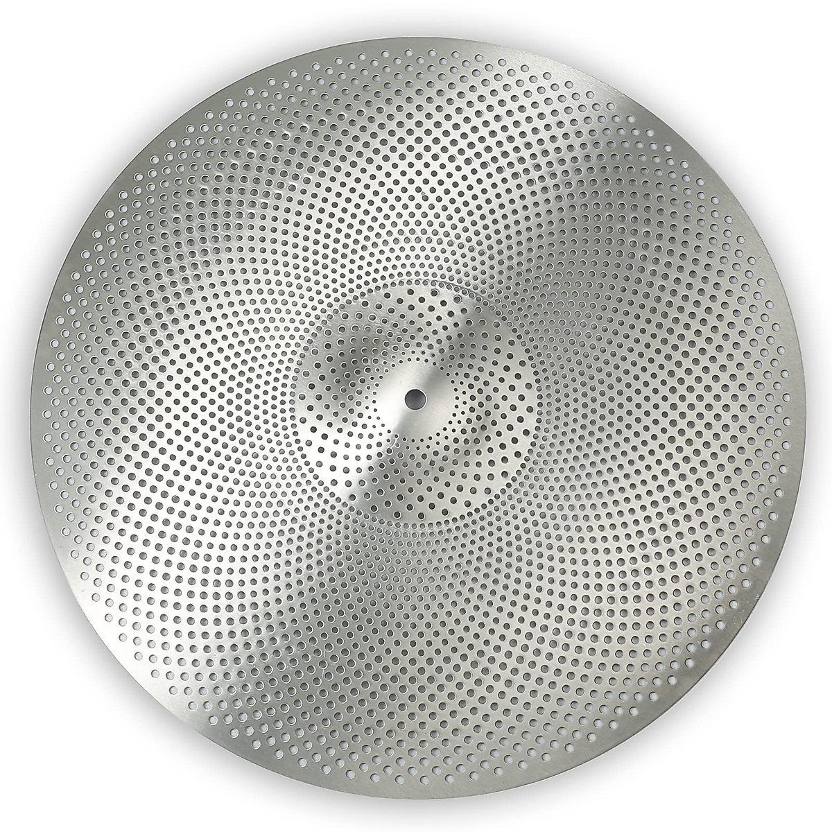 Low Volume Ride Cymbal, 20 inches Practice Ride Cymbal, Quiet Ride Cymbal (20'', Silver)