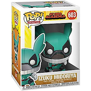 Funko POP My Hero Academia - Deku with Helmet (Izuku Midoriya) Pop! Vinyl Figure (Bundled with Compatible Pop Box Protector Case), Multicolor, 3.75 inches