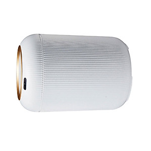 LOXGO Automatic Sensors Trash Can for Bathroom Kitchen Luxury Smart Trash Bin Bedroom Waterproof Electric Waste Bin 9.5L/10L Smart Garbage Bin, White