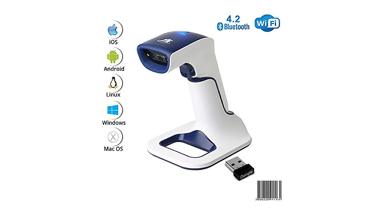 ScanAvenger Wireless 1D Barcode Scanner | Portable 3-in-1