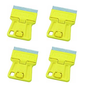 Stanley 28-100 1-3/16" High Visibility Mini Razor blade scraper (4 Pack)