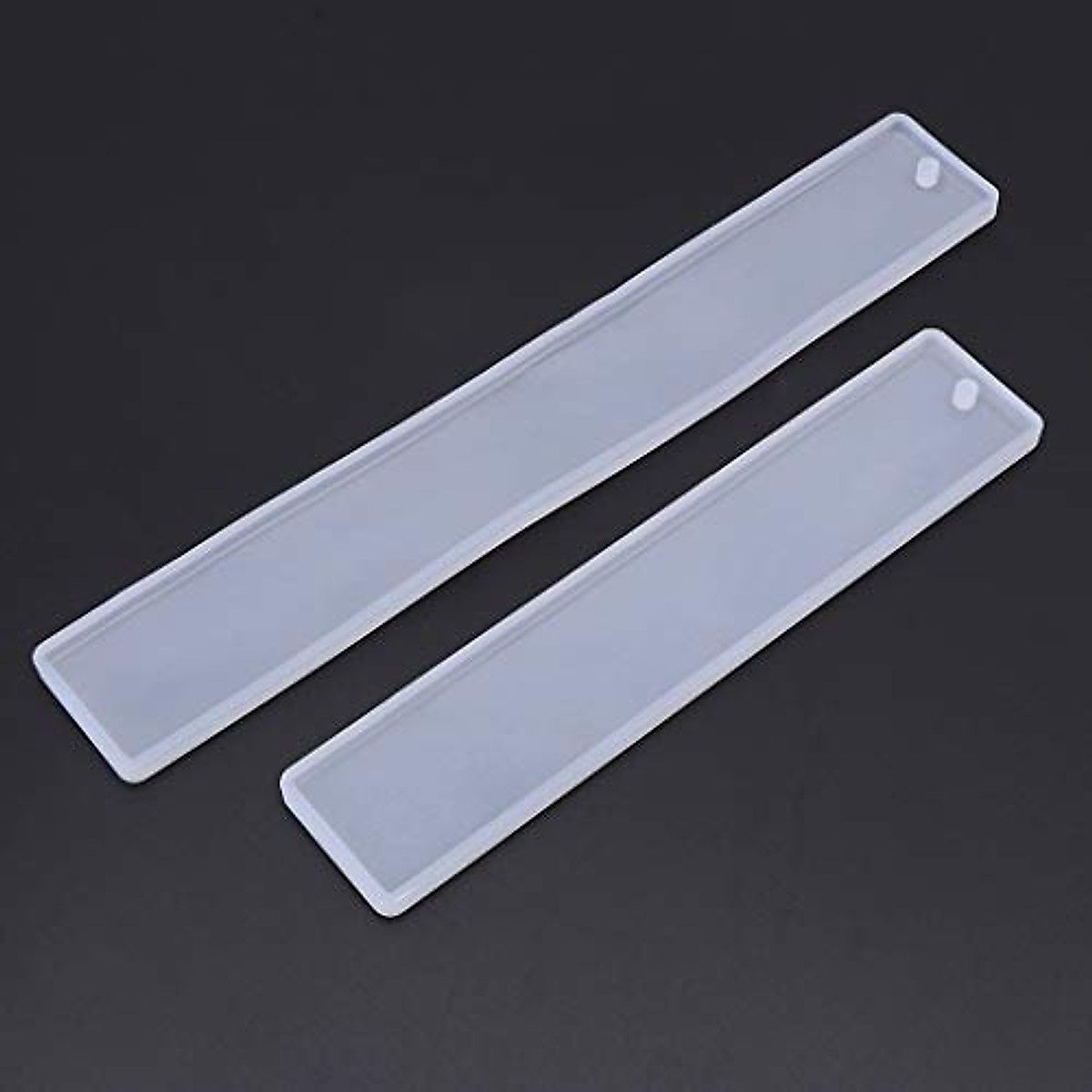 Rhfemd Novelty 1 Set Rectangular Silicone Bookmark Mold DIY Bookmark Mould Epoxy Resin Jewelry Making Craft Material Tool Set