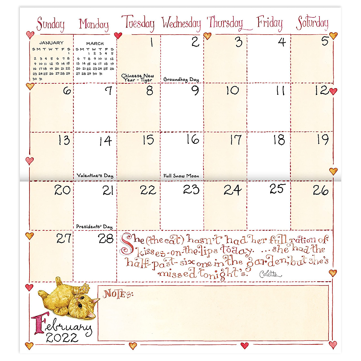 TF PUBLISHING - 2022-2023 Susan Branch 2-Year Small Monthly Planner - 2-Page Large Calendar Grid and Lined Notes Section in Back - 24 Month Pocket Calendar for School and Work - 3.5" x 6.5"