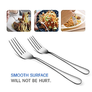 Teivio 24 Piece Silverware Set, Flatware Utensils Set Mirror Polished, Dishwasher Safe Service for 4, Include Knife/Fork/Spoon/Steak Knife/Wire Mesh Steel Cutlery Holder Storage Trays (Black Tray)