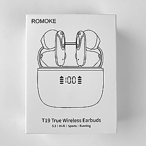 Wireless Earbuds, Bluetooth 5.3 Headphones with 40H Playtime, Bluetoth Earbuds with Premium Sound Deep Bass, In-Ear Wireless Earphones with Mic for Android iOS, Super Light & Portable, IP7 Waterproof