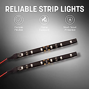 Pilot Automotive CZ-176W White 4" LED Flex Light - 2 Piece