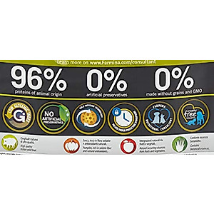 Farmina Natural & Delicious Grain-Free Pumpkin, Boar and Apple Adult Medium Breed Dry Dog Food 5.5 Pounds