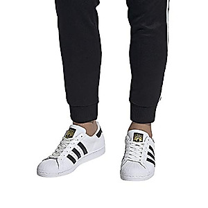 adidas Originals mens Superstar Sneaker, White/Black/White, 12 US