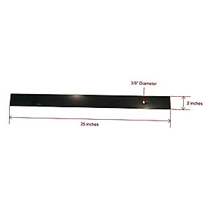 The ROP Shop | Universal Snowplow Deflector Kit with Hardware for Boss Standard-Duty 7'6" Blade