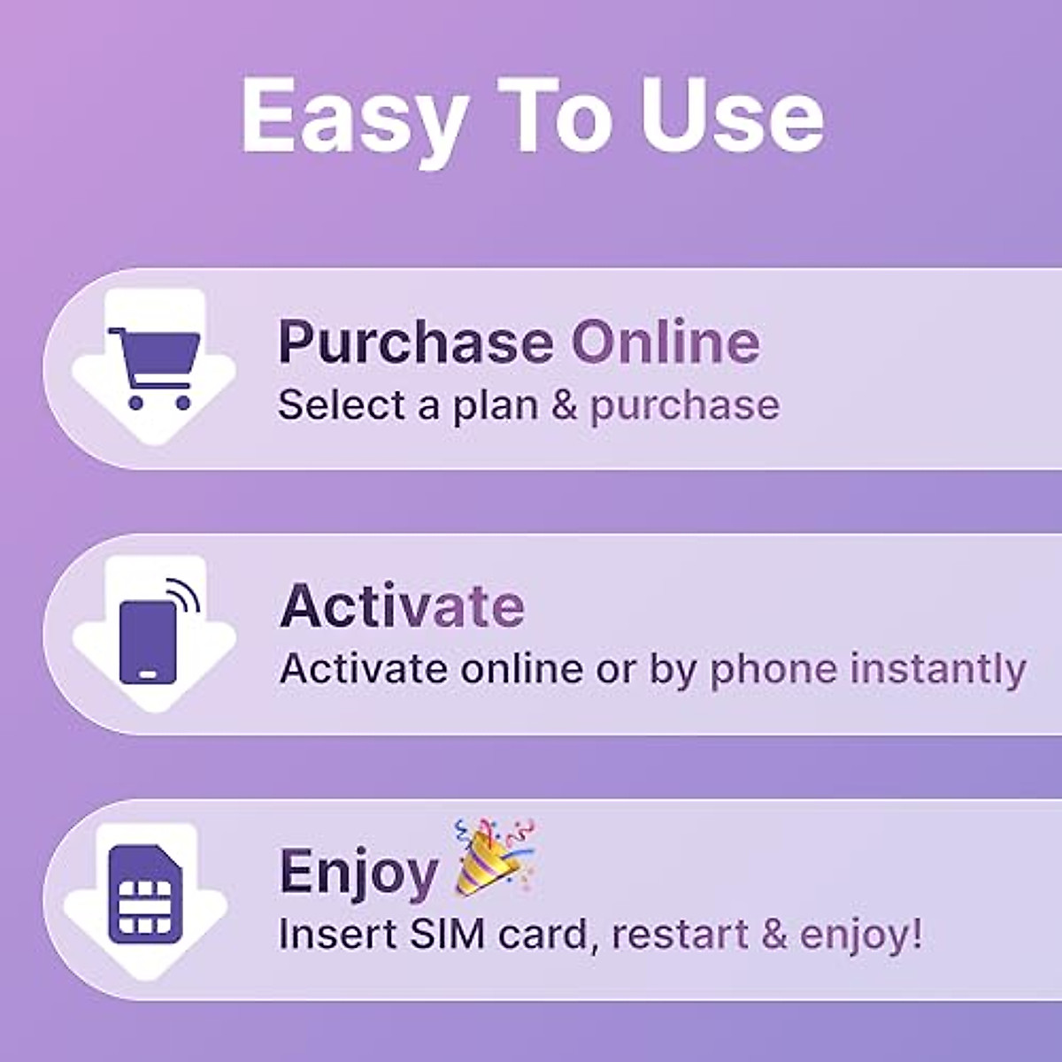 Prepaid SIM Card (USA Mobile) Plans from $5/MO. Unlimited Plans from $10/MO. High-Speed Data Plans from $12/MO.