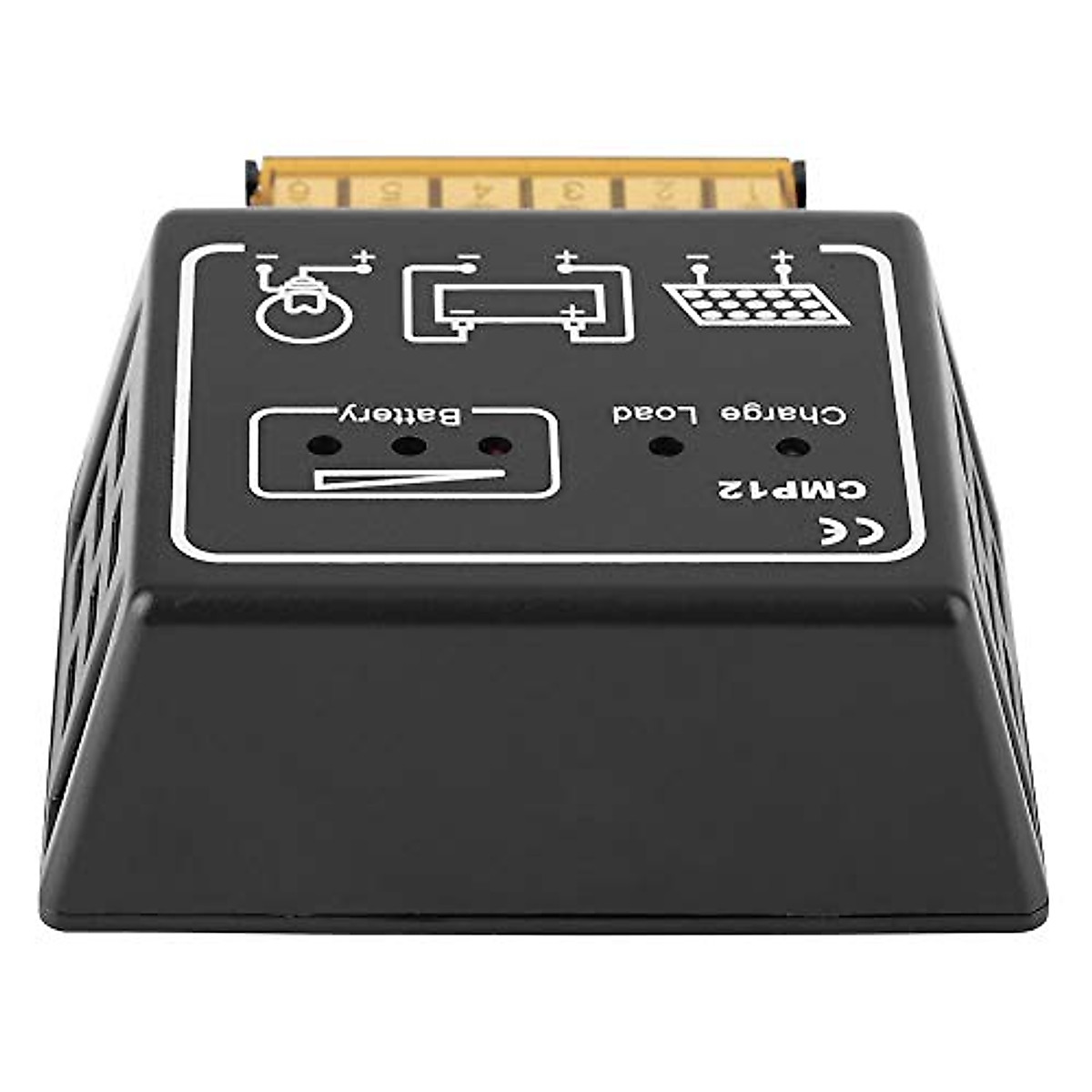 Junluck High Efficient 10A Solar Charge Controller, Solar Controller Battery Regulator, Durable Home Path for Garden Yard