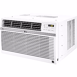 LG 12,000 BTU Smart Window Air Conditioner, Cools up to 550 Sq. Ft., Smartphone and Voice Control works with LG ThinQ, Amazon Alexa and Hey Google, ENERGY STAR®, 3 Cool & Fan Speeds, 115V