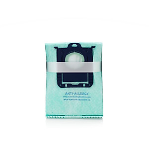 Electrolux EL202G S-bag Anti-Allergy Synthetic Vacuum Bags, 4 Pack , Blue