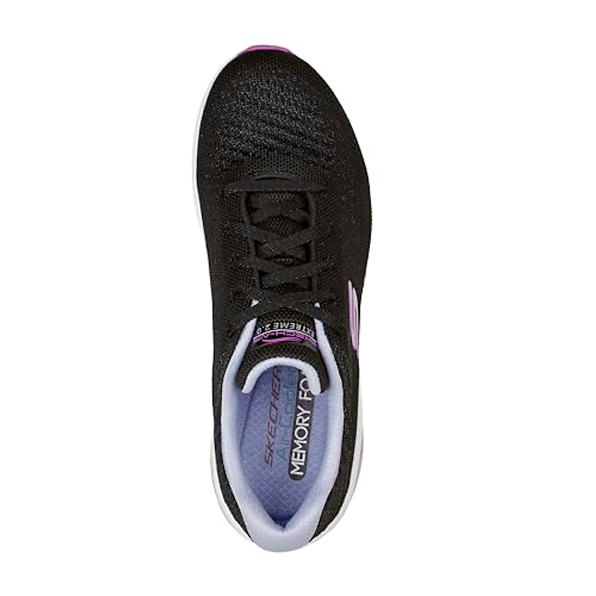 Skechers Womens/Ladies Skech-Air Extreme 2.0 Classic Vibe Sneakers (8) (Black/Lavender)