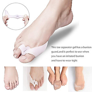 Askilt Bunion Corrector, Bunion Splints and Bunion Relief for Hallux Valgus, Big Toe Joint,Adjustable Bunion Splint Protector Sleeves kit F or Women and Men,7 pcs