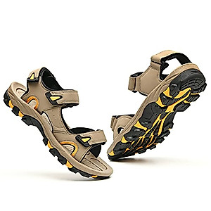 Gyeice Mens Sandals Comfortable Open Toe Beach Sandal Outdoor Summer Sport Sandals,Size 13