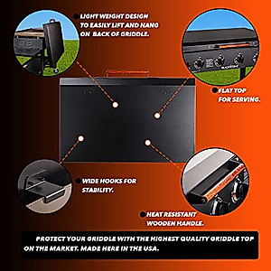 GriddleGuard Blackstone Hard Cover Lid 36" Griddle 36 Inch Outdoor Grill Accessories - Made in USA