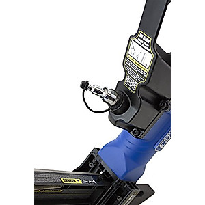 Estwing EF18GLCN Pneumatic 18-Gauge 1-3/4" L-Cleat Flooring Nailer Ergonomic and Lightweight Nail Gun with No-Mar Baseplates for Tongue and Groove, Hardwood, Bamboo, and Engineered Flooring