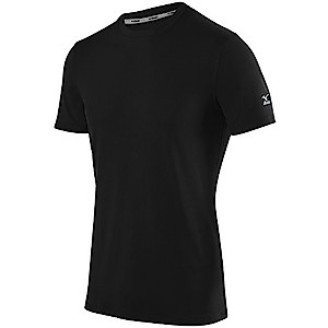 Mizuno mens 2.0 Youth Volleyball Attack 2 0 Tee Shirt, Black, X-Large US