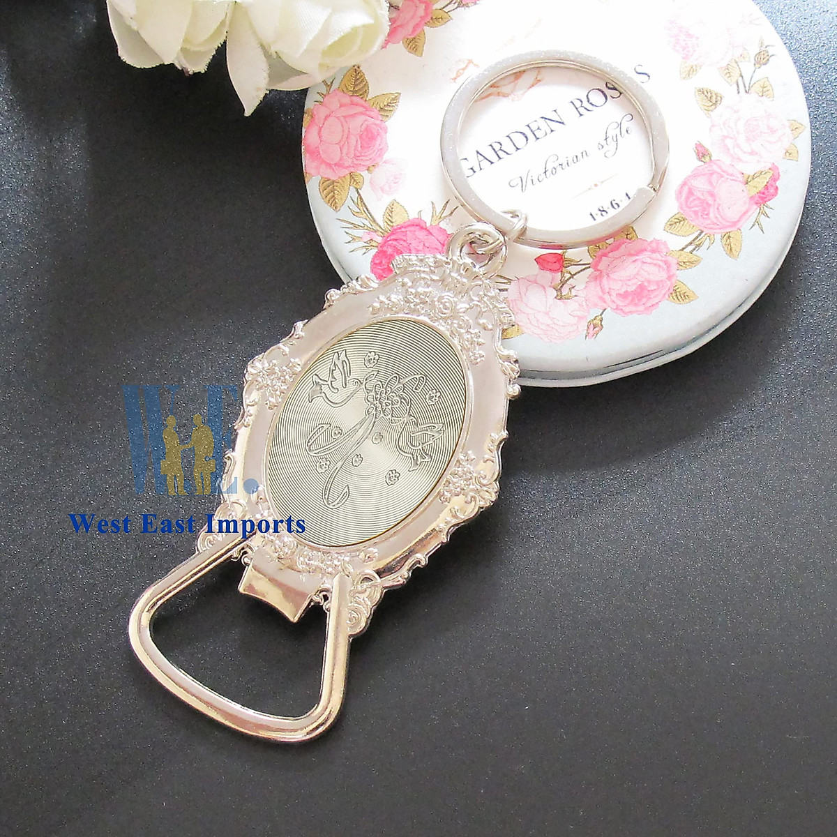 12 PCS Personalized Bottle Opener Wedding Favor Guest Gifts Keychains Bulk Recuerdos Para boda llaveros
