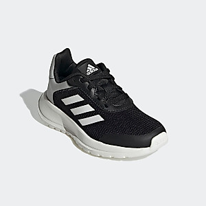 adidas Tensor Run 2.0 Shoe, Core Black/Chalk White/Grey Two (Lace-Up), 7 US Unisex Big Kid