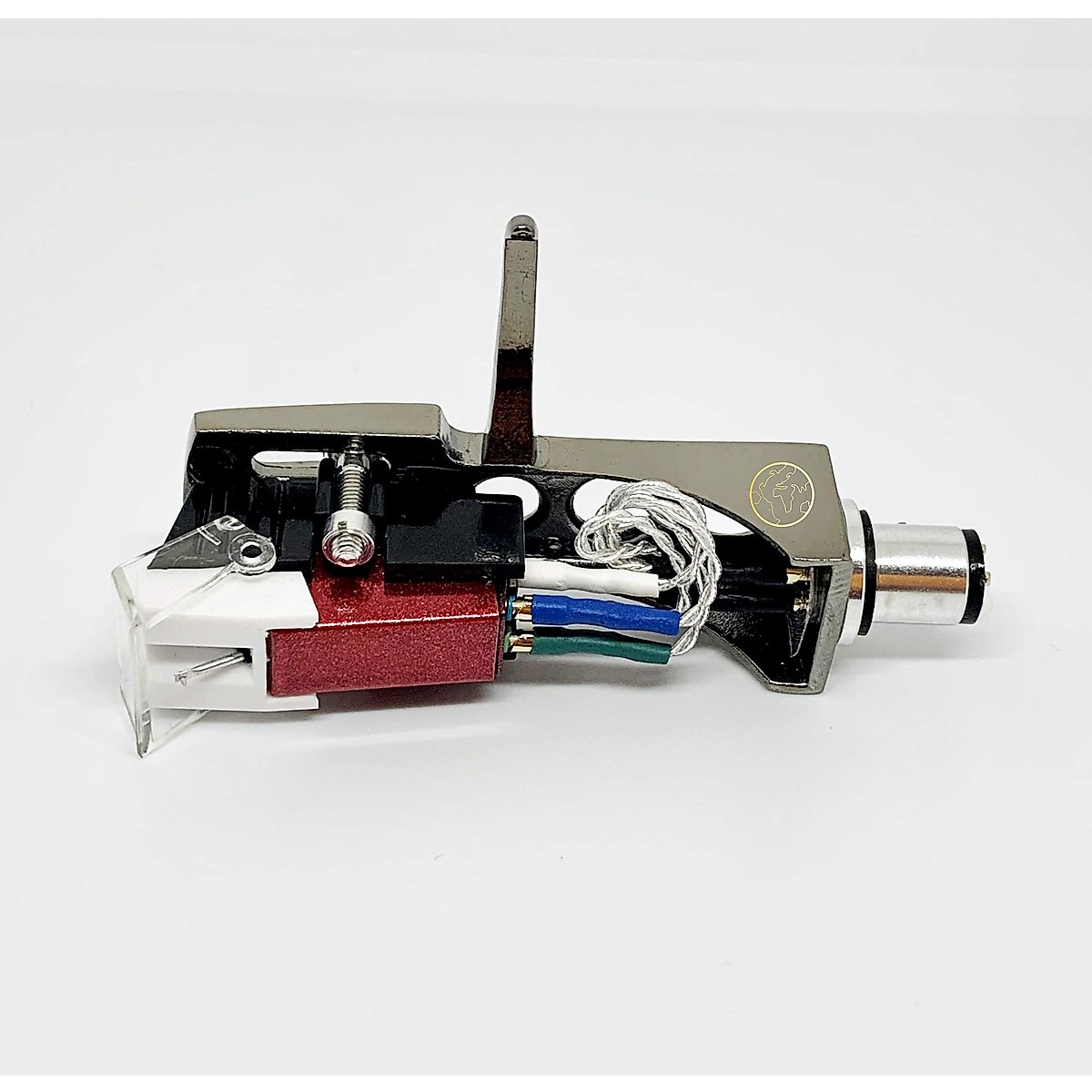Cartridge and Stylus, needle and titanium Headshell with mounting bolts for Technics SL-1200, SL-1210, SL-1600, SL-1610, SL-1700, SL-235, SL-23A, SL-B2, SL-B202, SL-B205, SL-B3