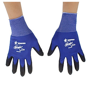 Memphis N9696S Ultra Tech Tactile Dexterity Work Gloves Blue/Black Small 1 Dozen