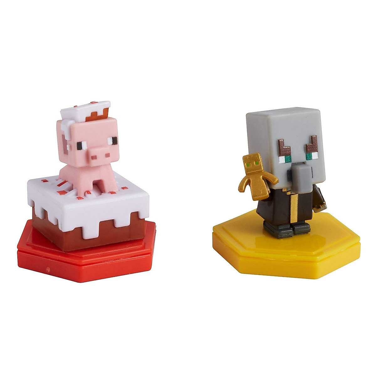 Mattel Minecraft Earth Boost Mini Action Figures 2-Pack, Set with NFC-Chip Toys, Earth Augmented Reality Mobile Game, Based on Minecraft Video Game