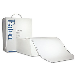 Southworth - 25% Cotton Continuous Paper, White, 20lb, 9-1/2 x 11, Perforated, 100 Sheets 35-520-10 (DMi BX