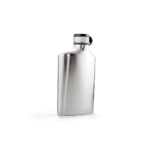 GSI Outdoors - Glacier Stainless Hip Flask for Camping, BBQ, Backpacking, Travel and Festivals - 8 oz.