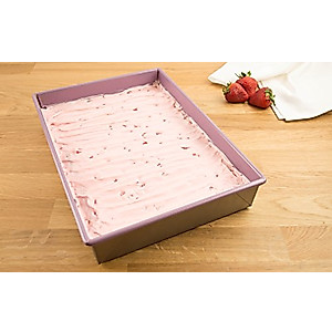 USA Pan Allergy Id Nonstick Sheet Cake, 9 x 13 Rectangular Pan, Purple