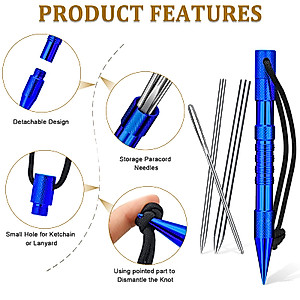 BBTO Paracord Bracelet Kit with Adjustable Length Paracord Jig, Stainless Steel Stitching Set, Army Green
