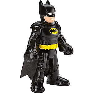Imaginext DC Super Friends Batman XL Toy 10-in Figure with Fabric Cape for Preschool Kids Ages 3+ Years