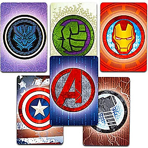 Avengers Patient Stickers for Boys Girls ~ 100 Pcs Individual Pre-Cut Superhero Kids Reward Stickers Medical |Bulk Doctor Office Stickers