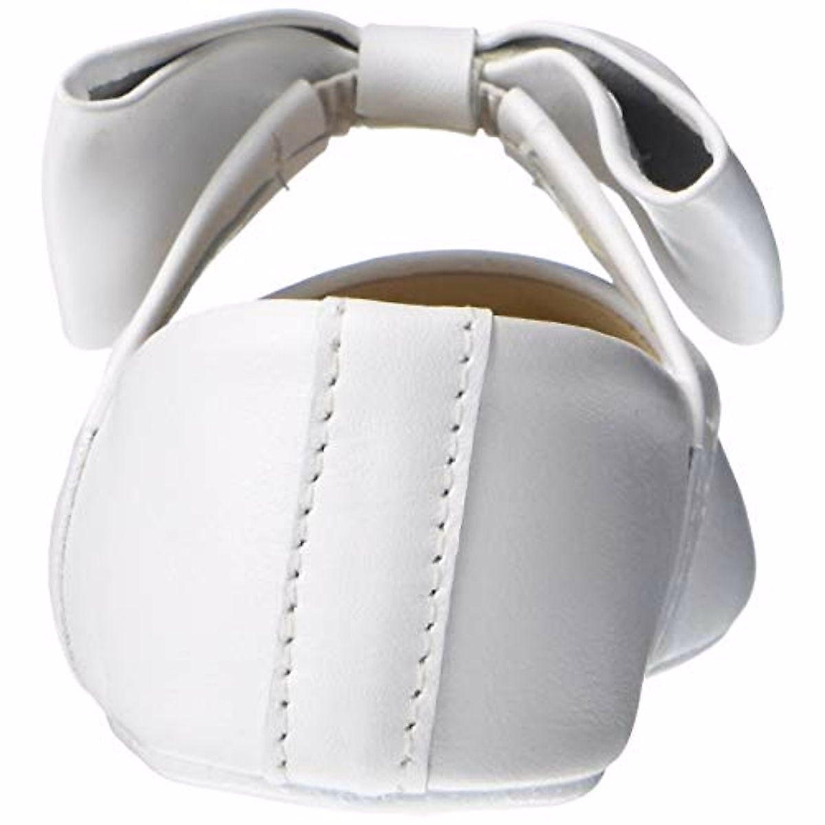 Elephantito Baby Girls European Crib Shoe, White, 4 Infant