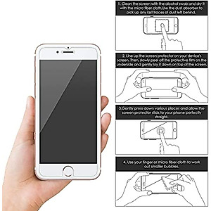 SUPBEC iPhone SE 2022 Wallet Case, Card Holder & 2x Screen Protectors, Shockproof Silicone TPU + Hard PC - Black