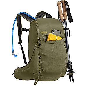 CamelBak Fourteener 26 Hiking Hydration Pack - Hike Backpack - 100oz , Burnt Olive/Golden Palm
