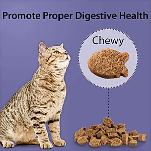 Emerald Pet 3 Pack of Hairball Feline Health Chews, 2.5 Ounces Each, Grain-Free, Made in The USA