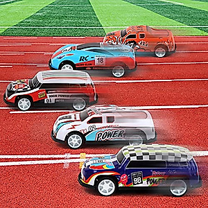 Aomola Pull Back Car Toys for Toddlers Kids 3, 40 Pack Colorful Mini Diecast Race Cars with Play Mat (Storage Bag), Birthday Gift for Boys and Girl 3 4 5 6 7 8 Years Old