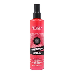 Redken Thermal Spray 11 Low Hold | Thermal Smoothing Holding Spray | For All Hair Types | Provides a Smooth, Silky & Frizz-Free Blow-Dry Finish | Mild Control | Protects Against Heat Damage | 8.5 Oz