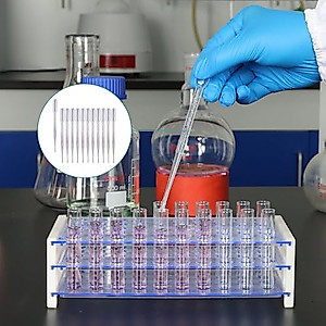 stonylab Pipette Droppers 3 ml, Graduated Plastic Transfer Pipettes for Essential Oils, Clear and Dis (3ml, 100 Packs)