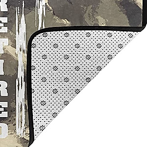 Army Retired American Flag Area Rug Living Room Bedroom Kitchen Sofa Bedside Carpet Floor Mats 72"X48"