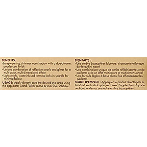 Stila Magnificent Metals Glitter & Glow Liquid Eye Shadow, Perlina, Duo Chrome, 0.15 Fl Oz (Pack of 1)