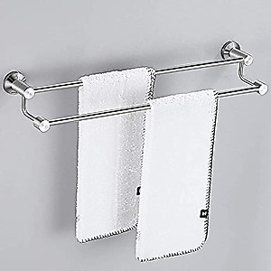 OMOONS Multifunctional Towel Rack Towel Holder Made of Stainless Steel Wall-Mounted Towel Rack, Towel Rack for Bathroom Shelves/60Cm