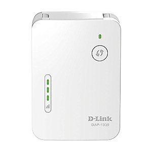 D-Link Wifi Extender N300 Range Wall Signal Booster Ethernet Wireless Internet Network Repeater (DAP-1330)