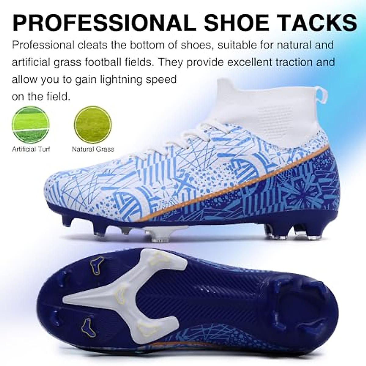 Men's Soccer Shoes Football Cleats Women Tacos De Futbol Para Hombre Turf Futsal Shoes Professional Training Boots AG FG