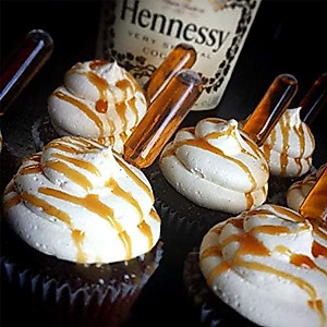 Tomnk 120pcs 4ml Plastic Cupcake Pipettes Squeeze Dropper Liquid Infuser Transfer Pipettes for Cupcakes, Strawberries