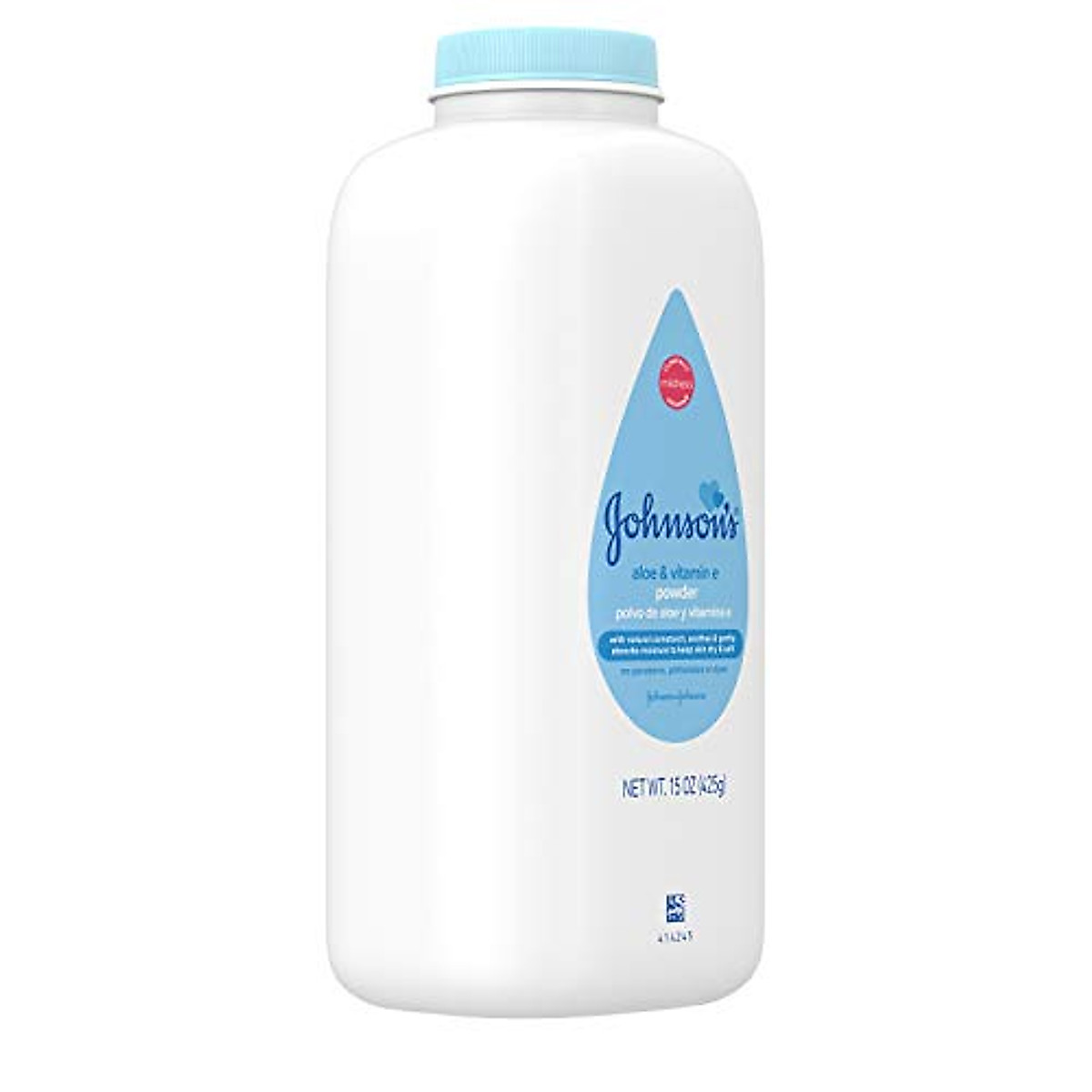 Johnson's Baby Powder for Delicate Skin, Hypoallergenic and Free of Parabens, Phthalates, and Dyes for Baby Skin Care, 1.5 oz