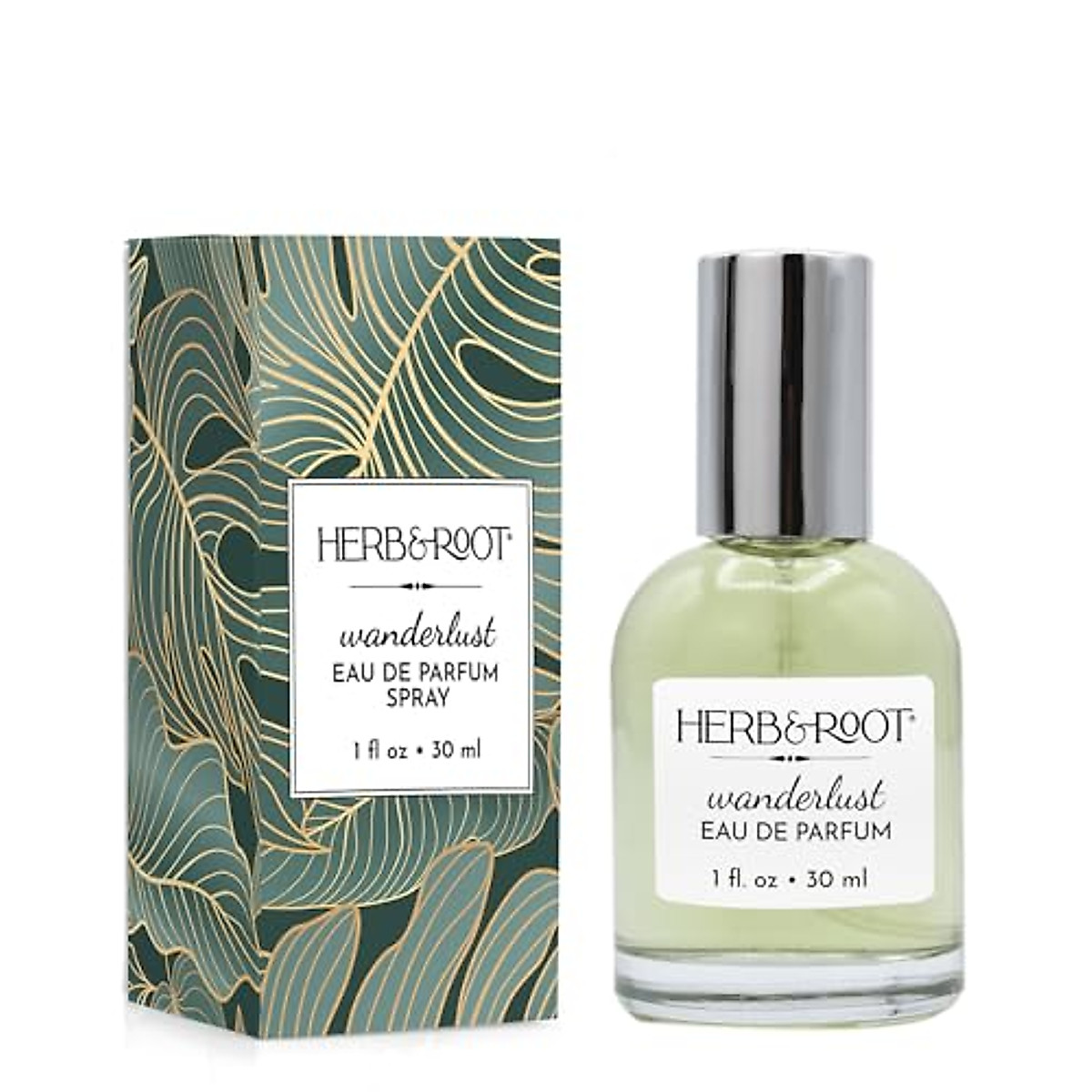 Herb & Root Patchouli Blend with Frangipani Eau de Parfum For Women or Men, Perfume Spray, Eau de Toilette, Cologne Spray, Earthy Scent, Wanderlust, 1 oz